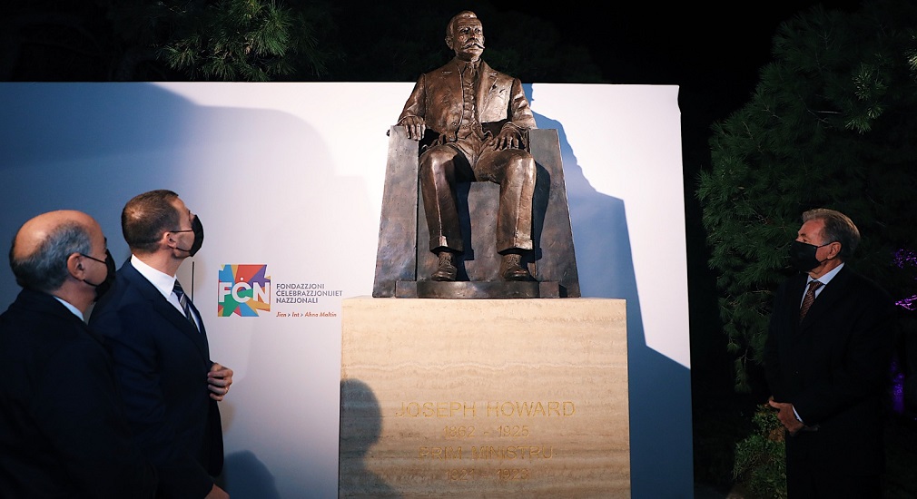 PM Abela inaugurates a monument in honour of the first Maltese Prime ...