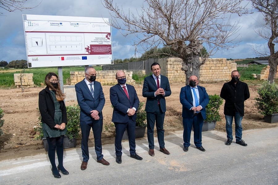 Rainwater catchment reservoir in Kerċem to be used for irrigation by ...