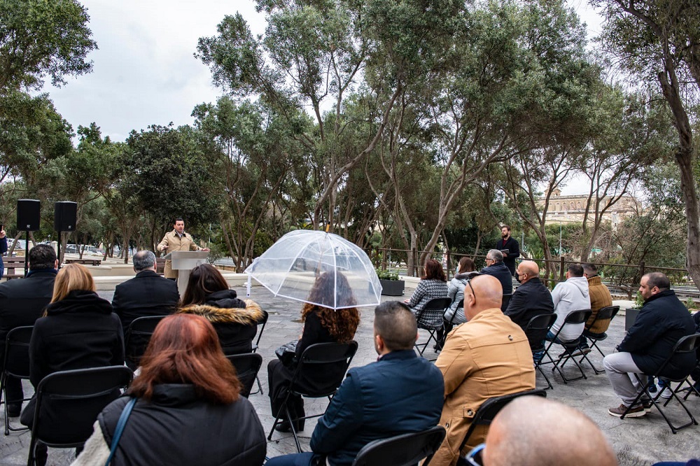 Inauguration of Ġnien Belvedere in Marsa - TVMnews.mt