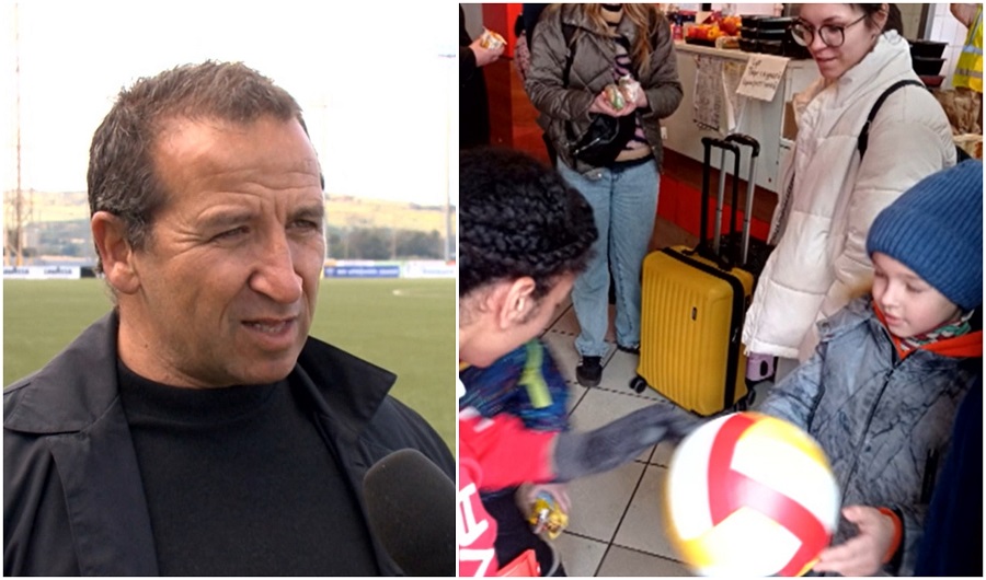 Peter Busuttil does voluntary work with 500 Ukrainian refugees - TVMnews.mt