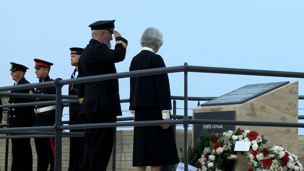 Relatives of crew who drowned on HMS Urge pay tribute to their memory ...
