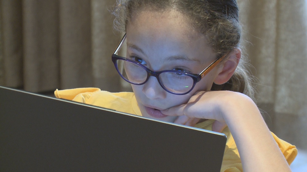 "The equipment has helped her enormously" - Donna was born with vision ...