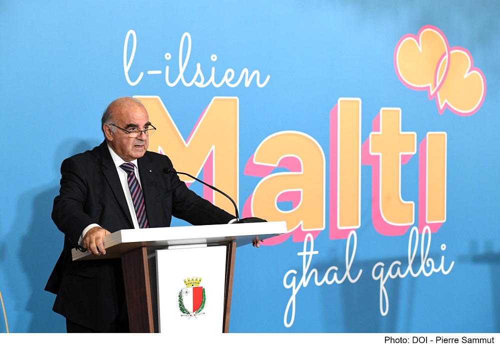 "We will try to instill awareness in people to use the Maltese word ...