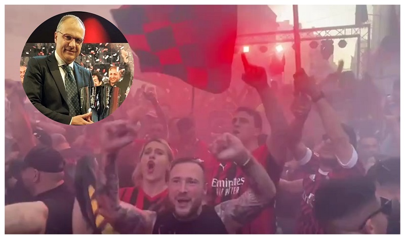 Italian sport commentator and Milan TV director currently visiting ...