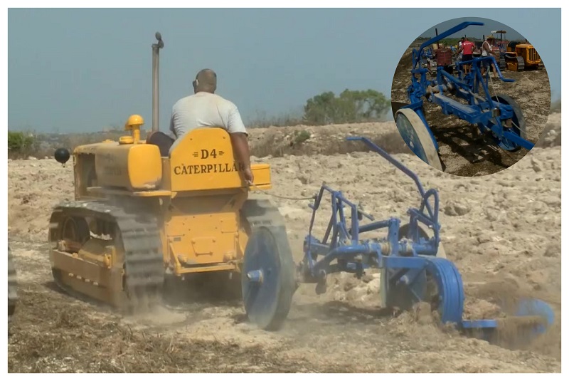 WATCH: Farmers meet annually to till their lands with chain roller ...