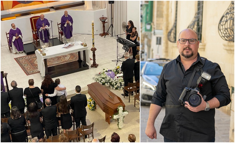 Last farewell given to photographer Kevin Abela - TVMnews.mt