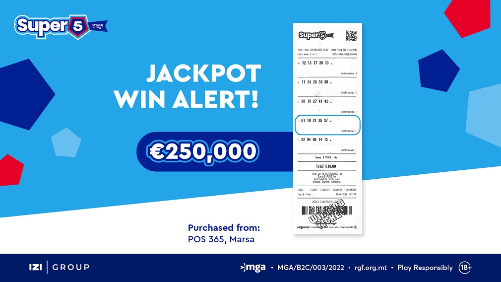 Sid il-banka tal-lottu jagħtiha l-aħbar li qatgħet il-5 numri tas-Super ...