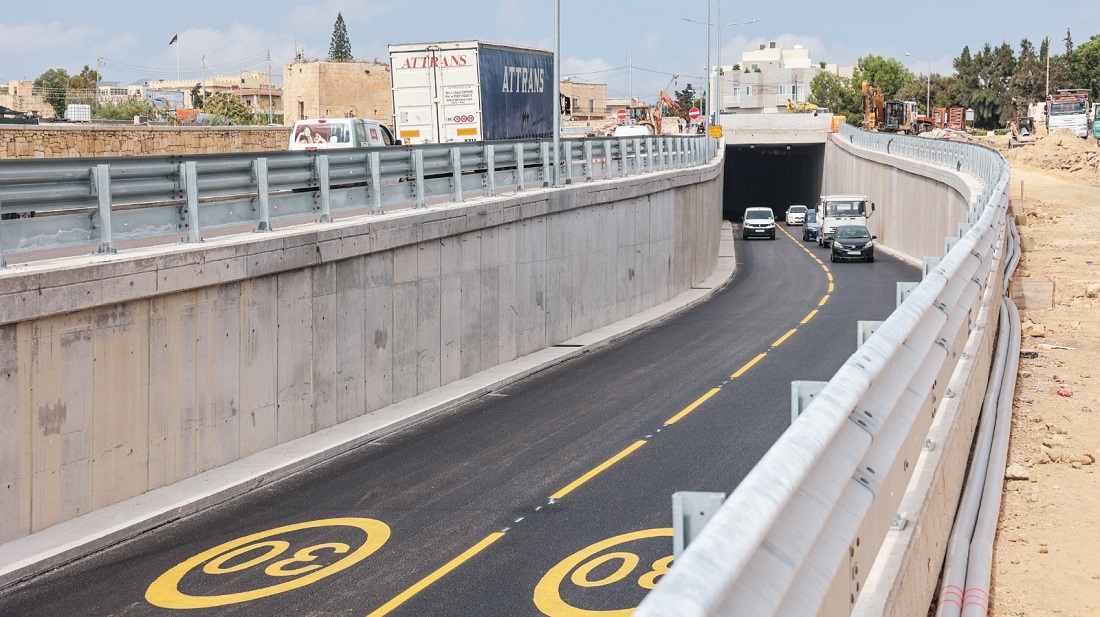 Infrastructure Malta opens new Mrieħel tunnel - TVMnews.mt