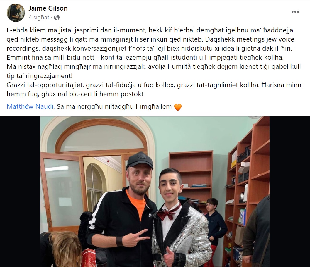 Many shocked at death of sports teacher Matthew Naudi - TVMnews.mt