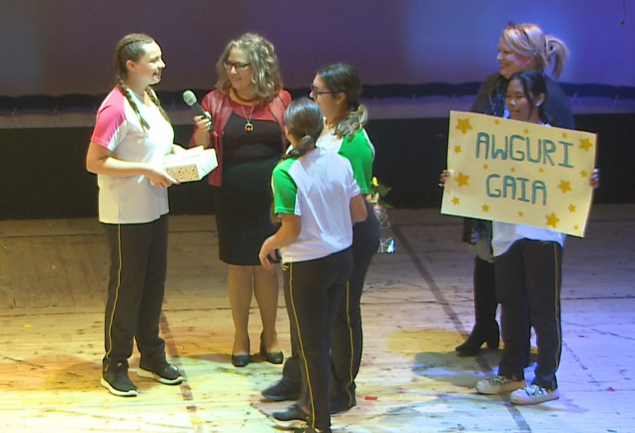 Gaia Gambuzza friends' surprise before she leaves Malta for the Junior ...