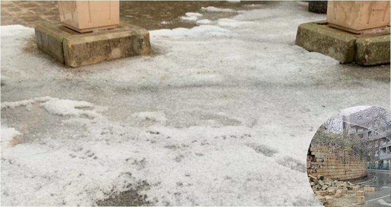 Fierce thundery and hail storm hits Maltese islands - TVMnews.mt