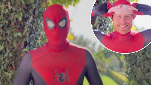 Watch: Prince Harry dresses up as Spider-Man - TVMnews.mt