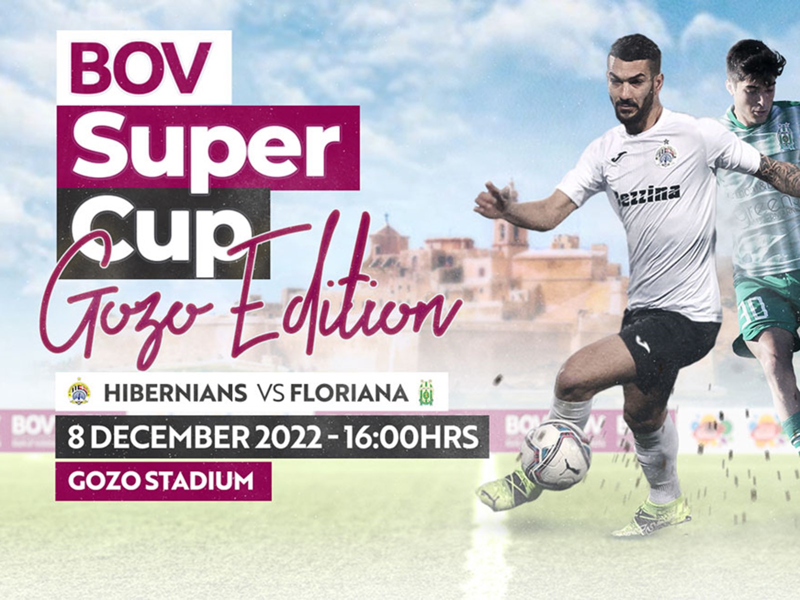 BOV Super Cup: Hibernians - Floriana, illum fl-16.00, diretta fuq ...