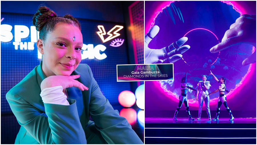 Watch: Gaia's first appearance on stage at Junior Eurovision - TVMnews.mt