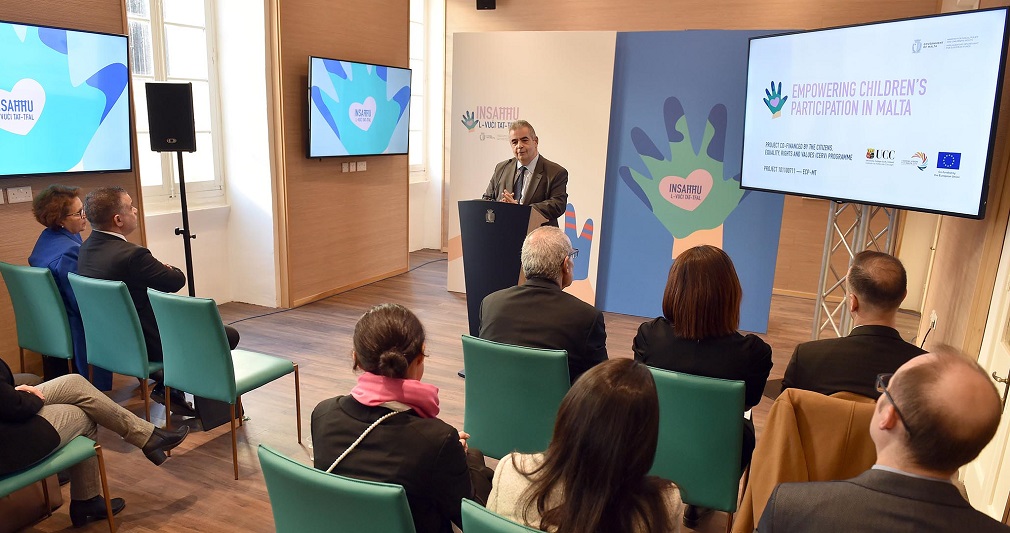 Project announced to give children a greater voice - TVMnews.mt