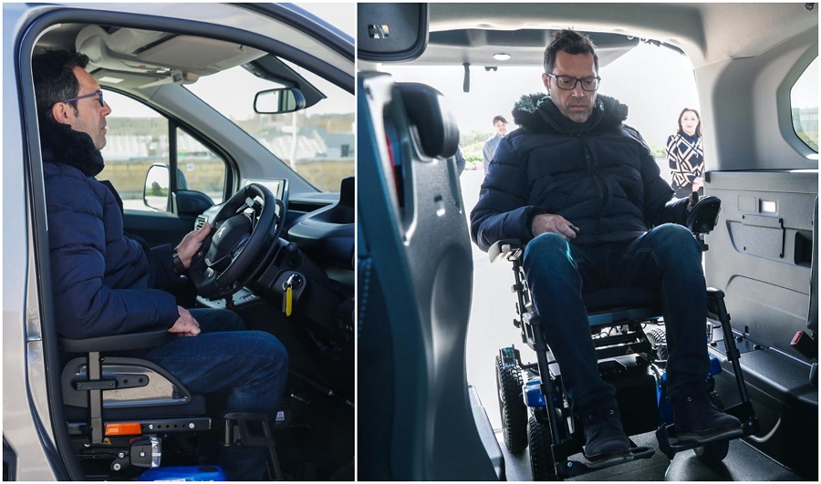 Watch: Car arrives in Malta which can be driven by wheelchair users ...