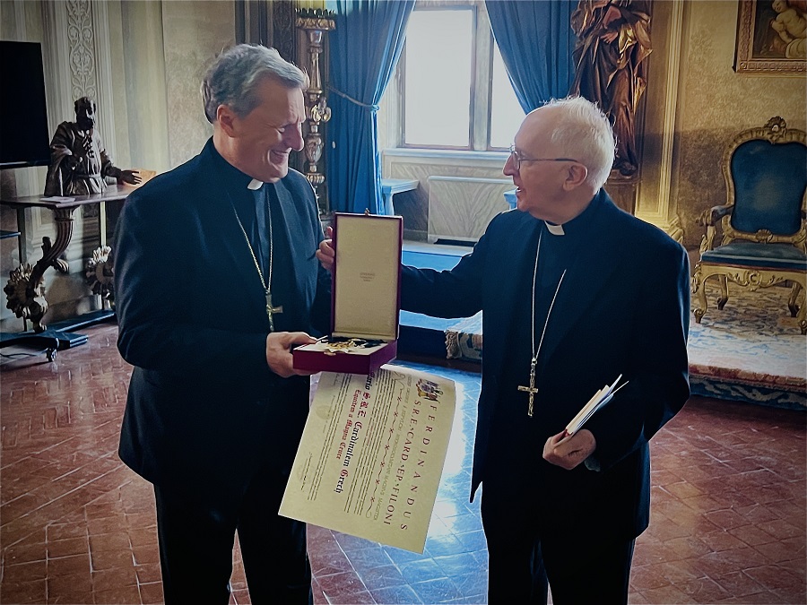 Cardinal Grech honoured by the Order of the Holy Sepulchre of Jerusalem ...
