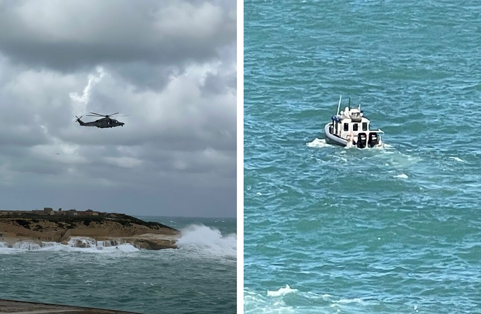 Identifikat ir-raġel li waqa' fil-baħar fil-maltempata Helios - TVMnews.mt