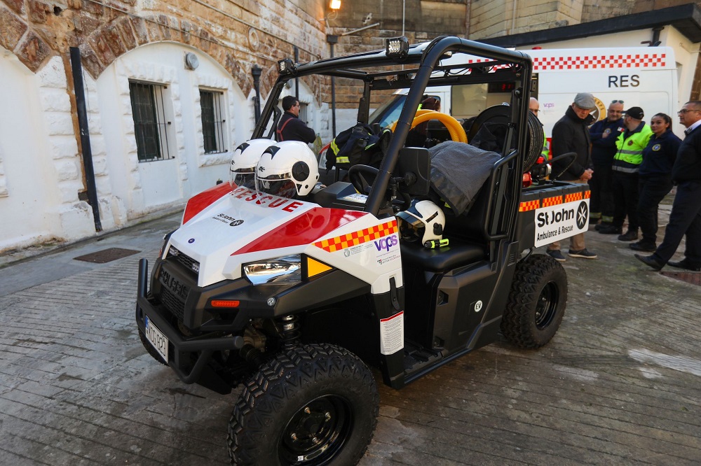 St. John's Corps tingħata karozza żgħira tas-salvataġġ li tidħol f'żoni ...