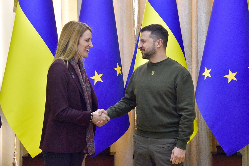 European Parliament President Roberta Metsola visits Ukraine - TVMnews.mt