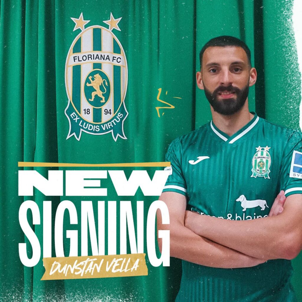 Dunstan Vella l-ewwel akkwist ta' Floriana FC - TVMnews.mt