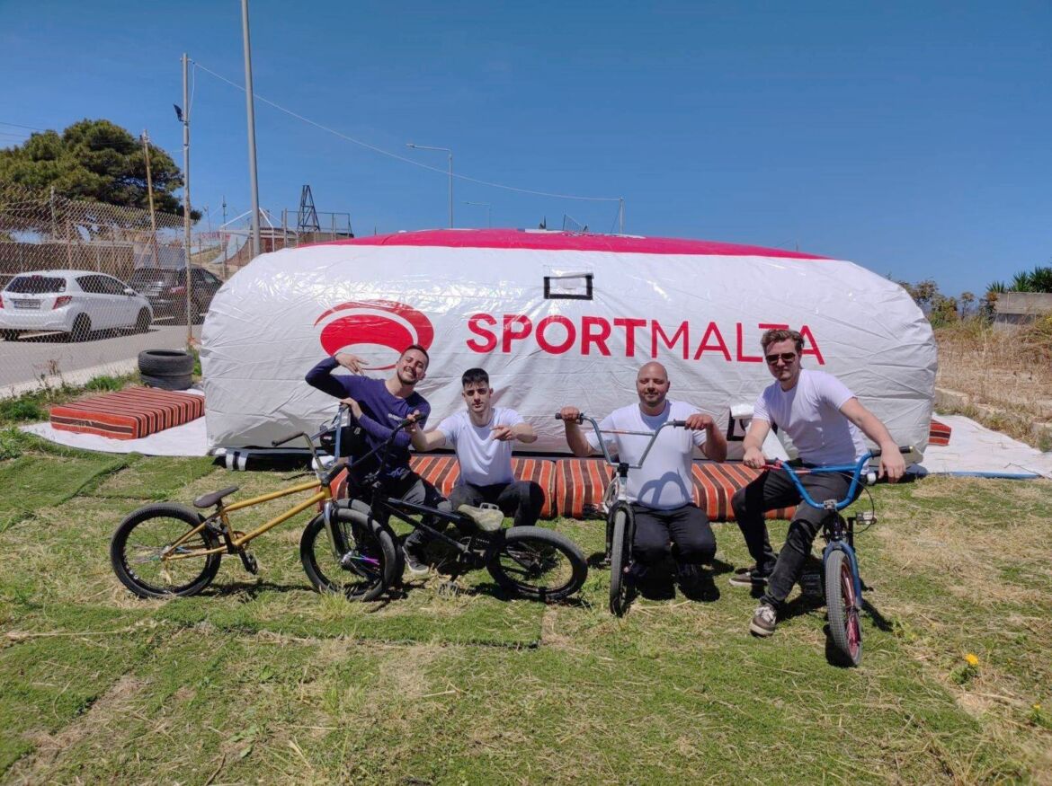 Inawgurata 'Airbag' ġdida fil-faċilitajiet tal-BMX - TVMnews.mt