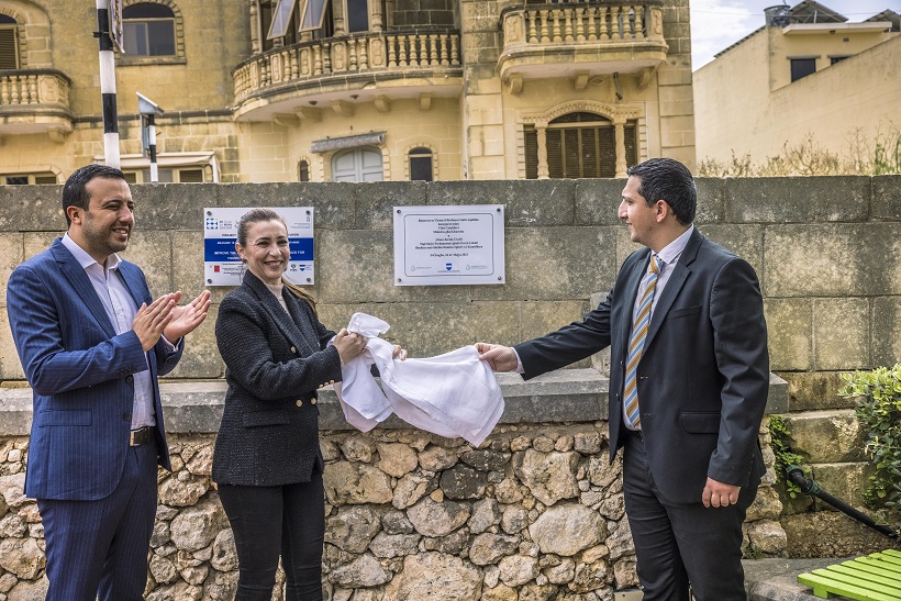 Inauguration of embellishment project at Ġnien il-Professur Ġużè ...