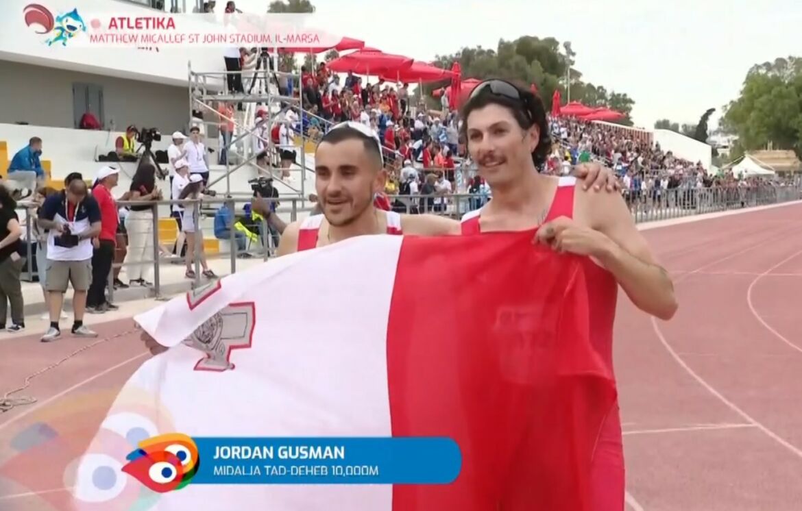 Jordan Gusman u Dillon Cassar jirbħu d-deheb u l-bronż fl-10,000 metru ...