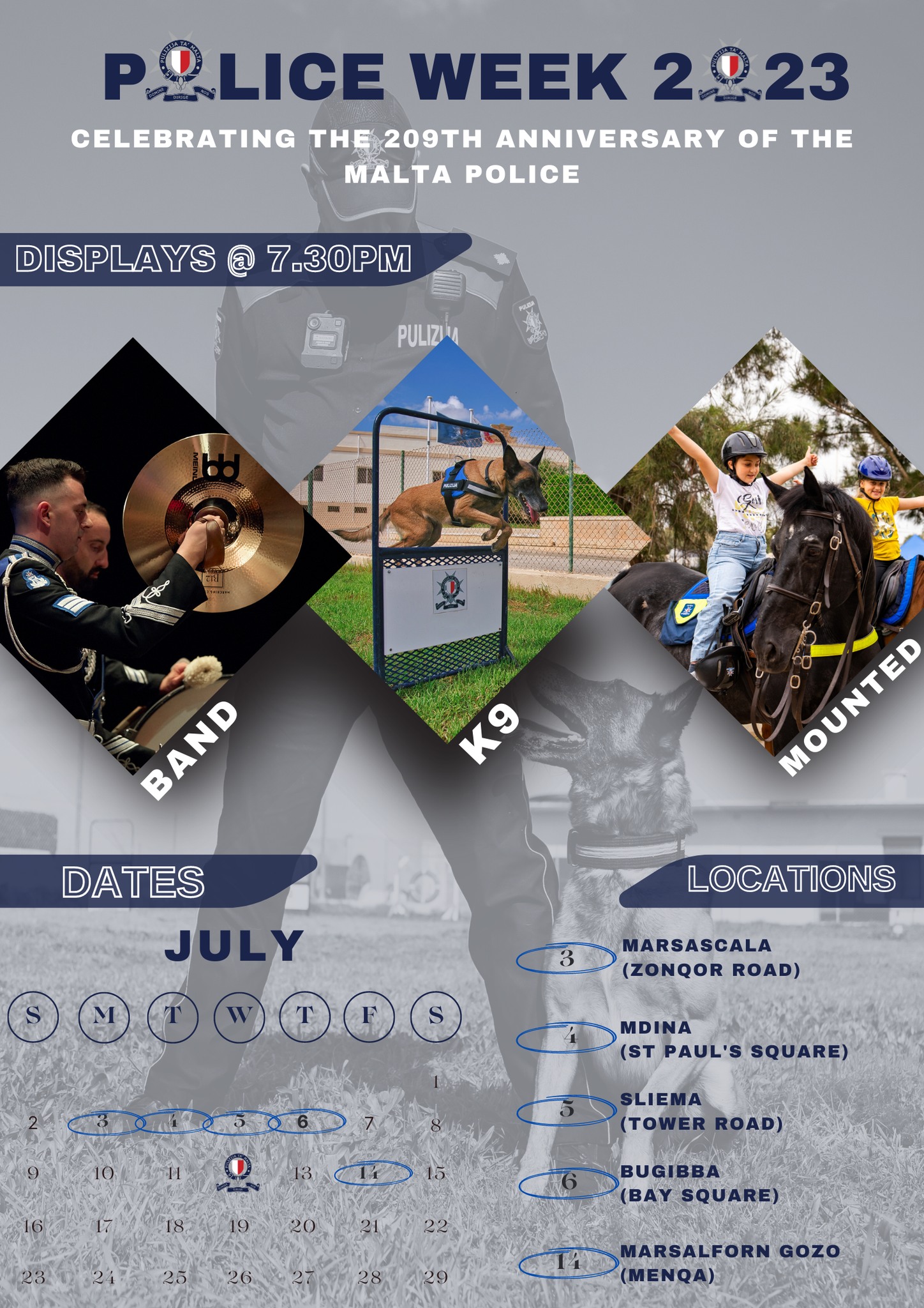 Program of activities open to the public during Police week 2023 ...