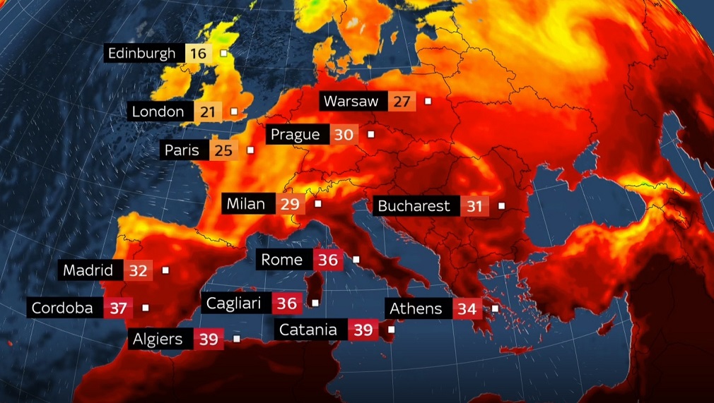 Extreme heatwave to persist over Mediterranean - TVMnews.mt