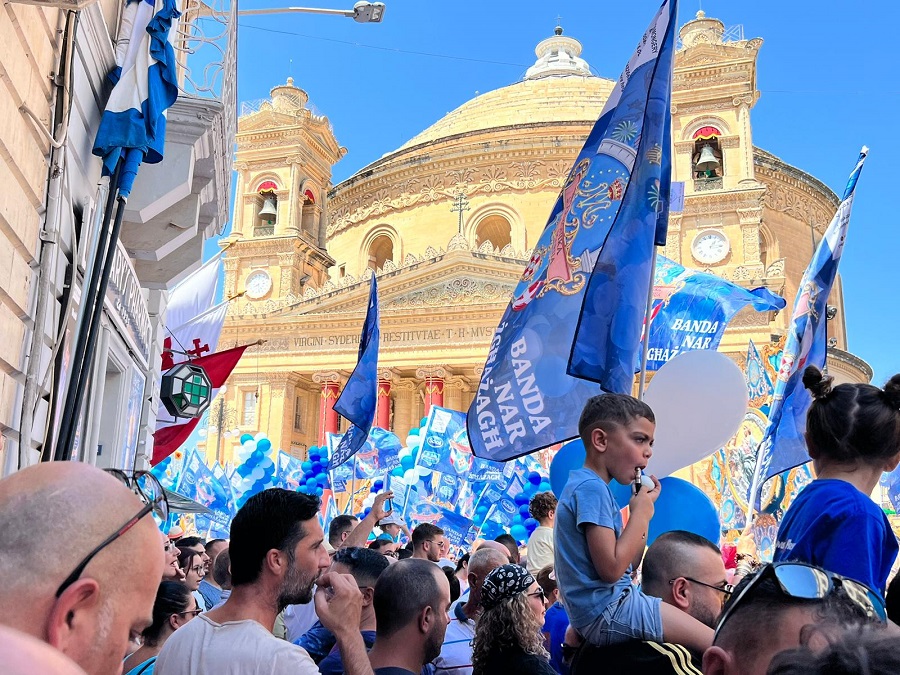 See: Mosta streets boisterous to celebrate feast of Santa Marija ...