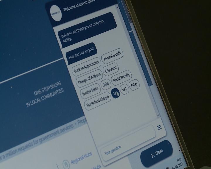 Iċ-chatbot ta' servizz.gov jgħin aktar min-nofs il-każijiet mitluba ...