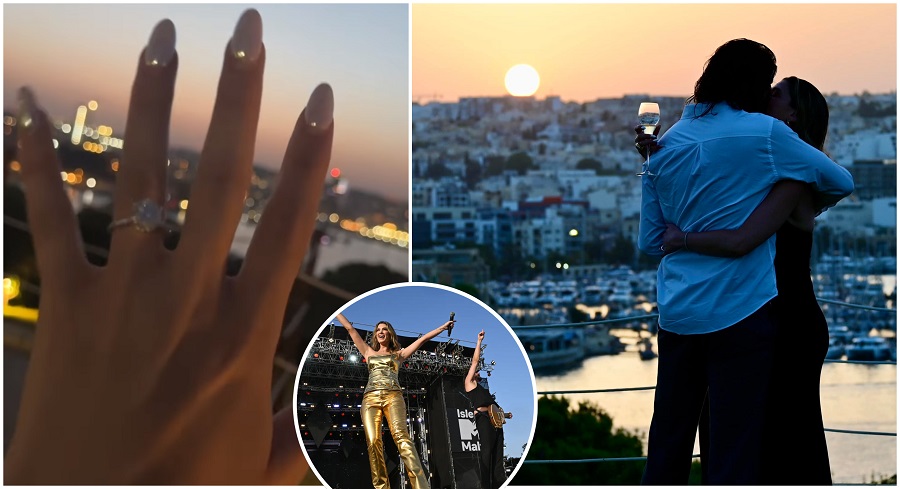 Watch: Singer Delta Goodrem gets marriage proposal in Malta - TVMnews.mt