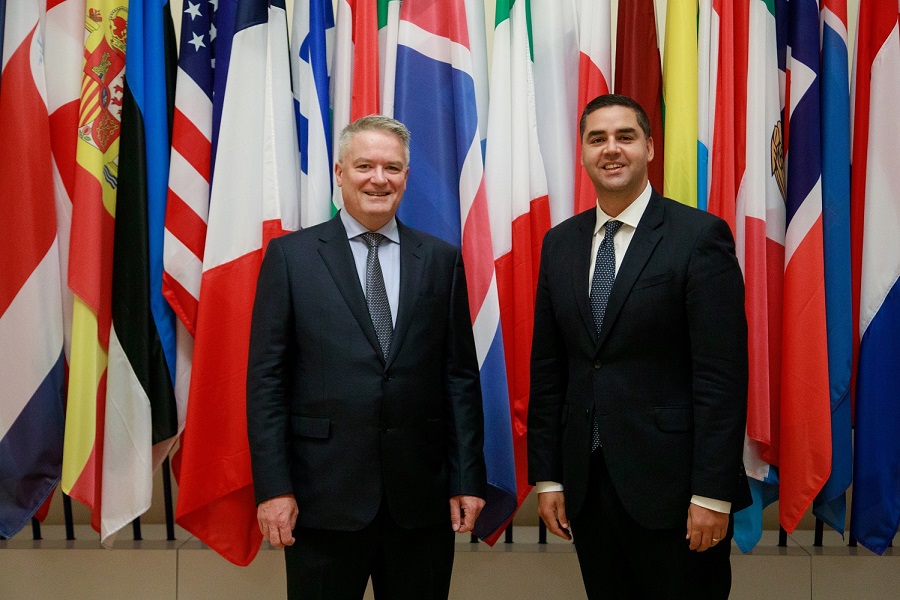 Minister Ian Borg meets OECD General Secretary Mathias Cormann - TVMnews.mt