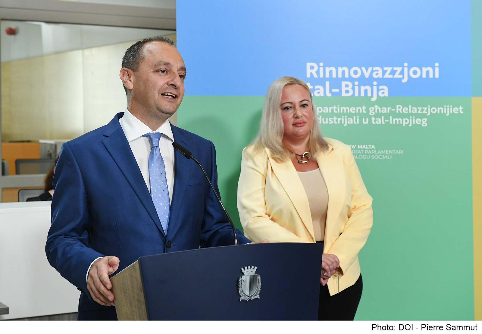 Id-Dipartiment tar-Relazzjonijiet Industrijali u tal-Impjiegi jibda ...