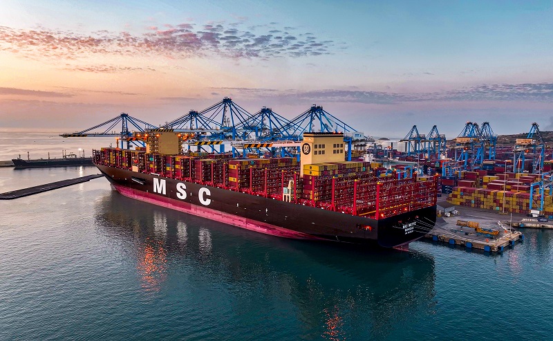 Largest container ship ever to visit Malta docks at Freeport - TVMnews.mt