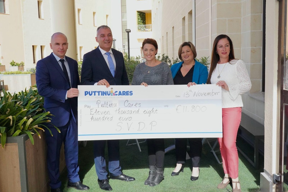SVDP staff raise €11,800 in aid of Puttinu Cares - TVMnews.mt