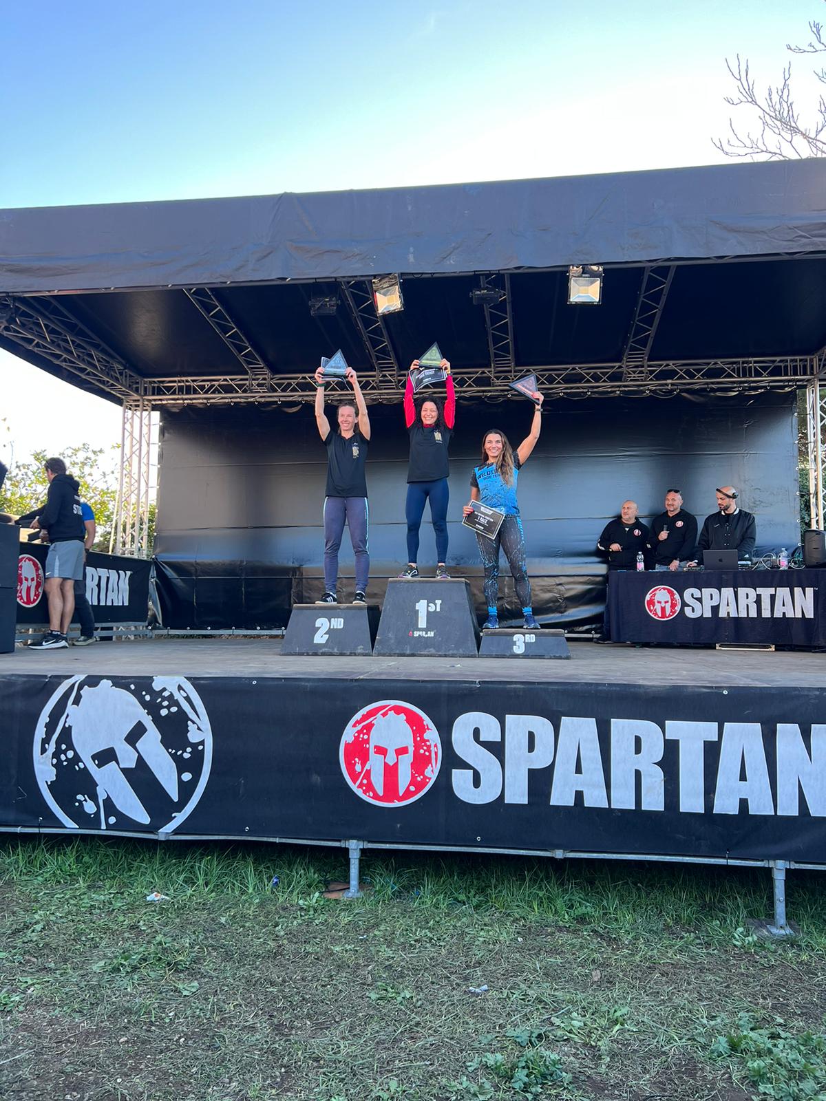 Gabriella Mangion u Daniela Abela fuq il-podju finali tal-Ispartan ...