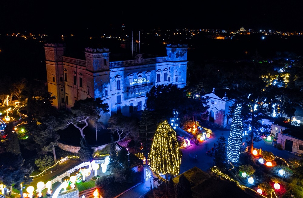 Verdala Palace comes to life with illuminated attractions for festive ...