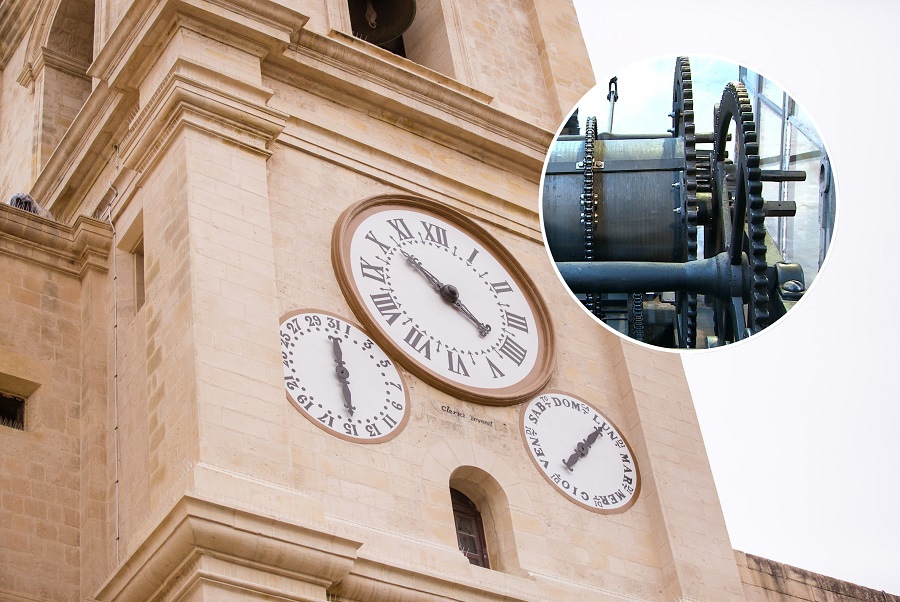 Work on St John Co-Cathedral clock room completed - TVMnews.mt