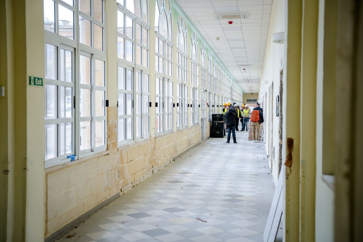 Refurbishment works underway in two halls at St Vincent de Paule ...