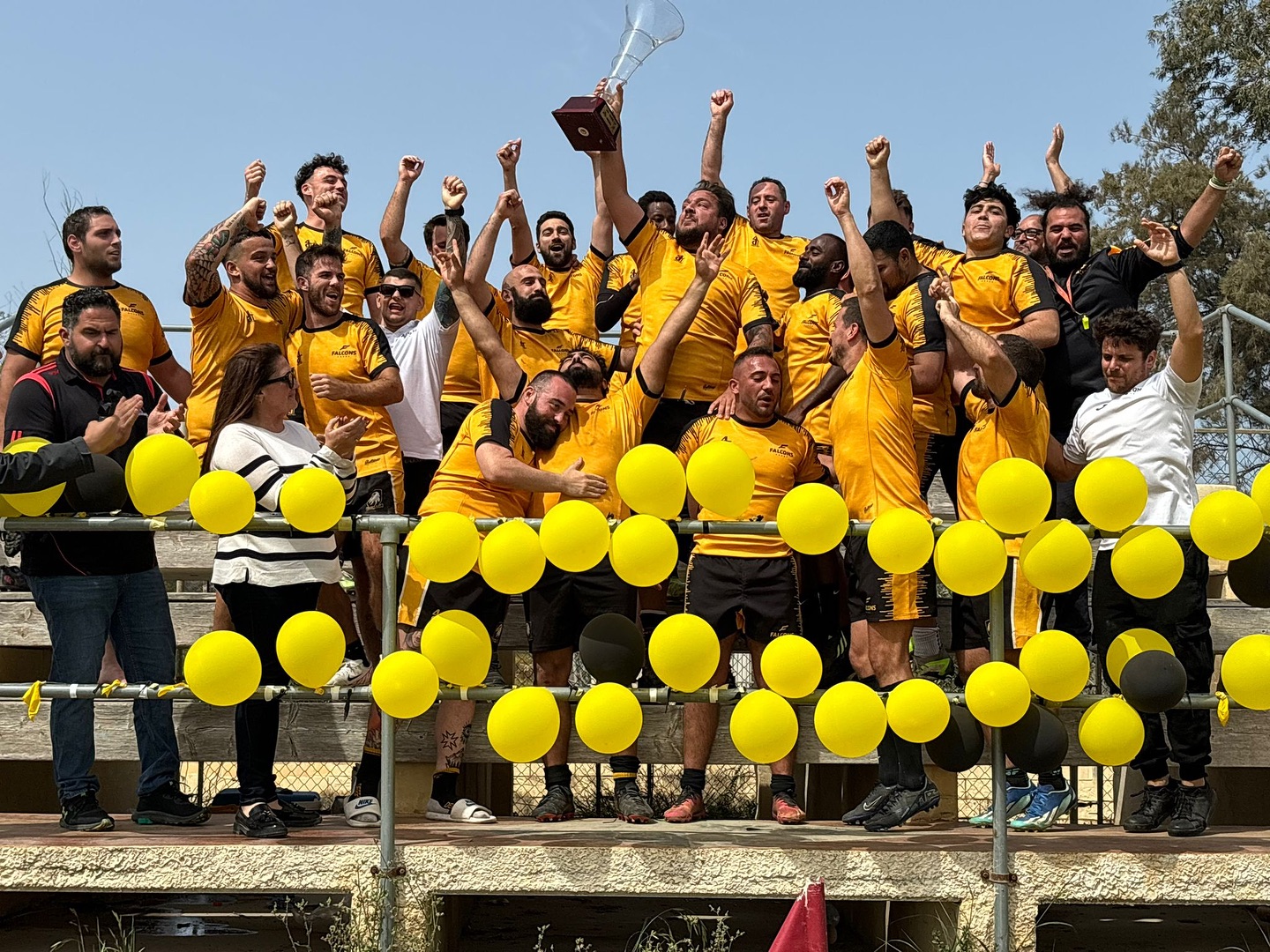 Falcons RFC Champions tal-Kampjonat tal-MRFU għar-raba' staġun ...