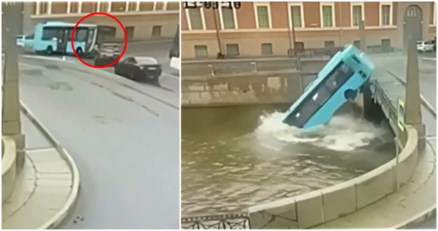 Watch: Seven died in Russia after bus plunges into river - TVMnews.mt