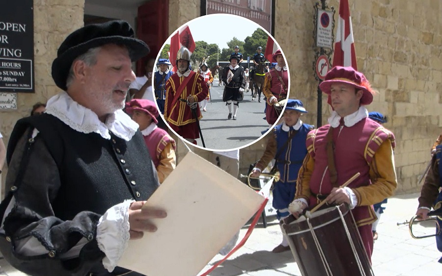 WATCH: Imnarja town crier officially announces the feast - TVMnews.mt