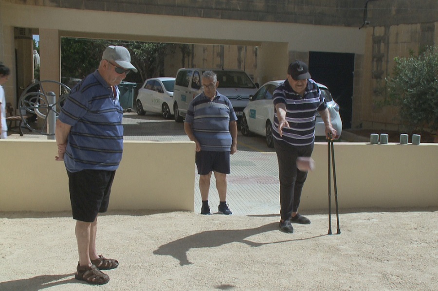 Boċċi pitch at Home for the Elderly in Mtarfa inaugurated - TVMnews.mt