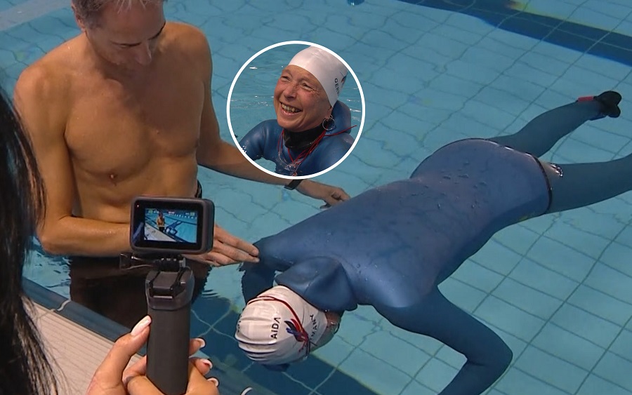 WATCH: German female diver spends 9 minutes under water - TVMnews.mt