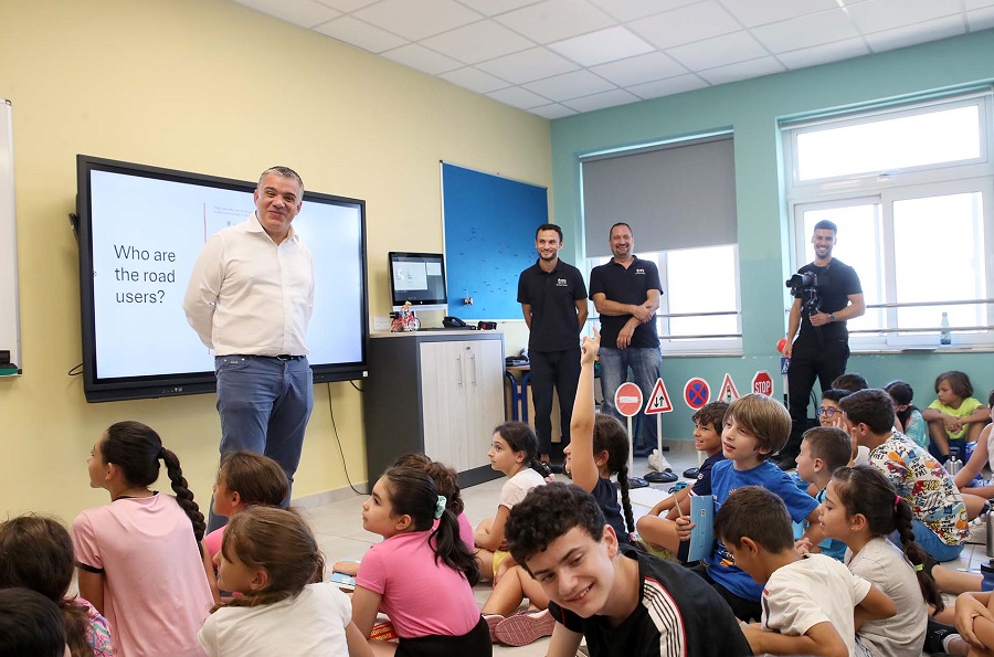 Training sessions on transport and road safety for children who attend ...