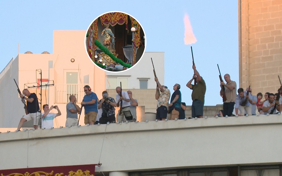 Ara: Salut mill-kaċċaturi lill-istatwa titulari f'San Ġiljan - TVMnews.mt