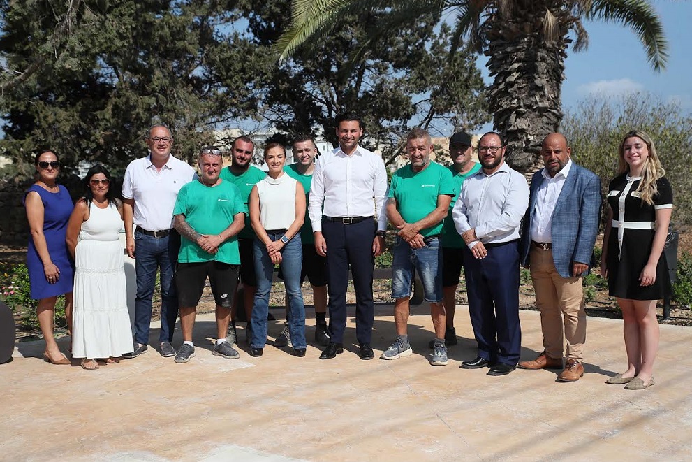 Inauguration of regenerated Ġnien Carmelo Dimech in Mosta - TVMnews.mt