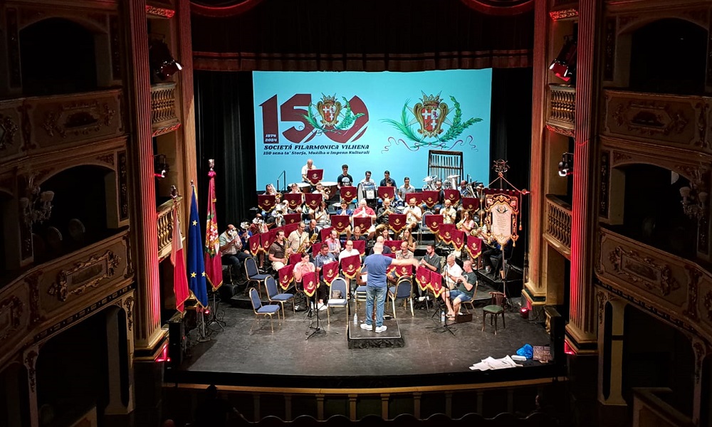 Vilhena band commemorates 150th anniversary at Manoel Theatre - TVMnews.mt